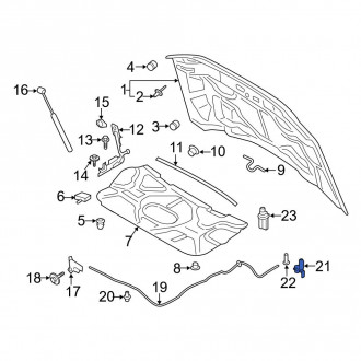 Ford F-350 Hood Release Cables & Handles — CARiD.com