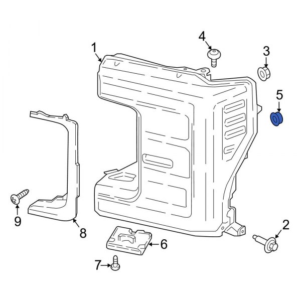 Ford OE W718524S300 - Headlight Grommet
