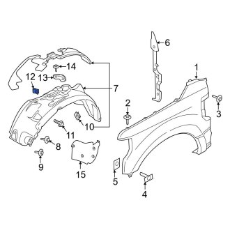 Ford F-250 Fender Support Braces & Hardware — CARiD.com