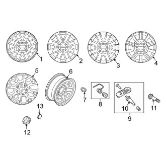 2021 Ford F-250 OEM Wheels - Original Steel & Alloy Wheels | CARiD