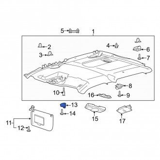 Ford F-250 Replacement Sun Visors — CARiD.com