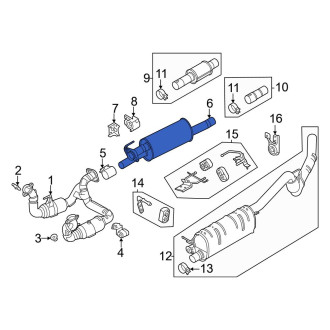 Ford F-250 OEM Exhaust Parts | Systems, Tips, Pipes — CARiD.com