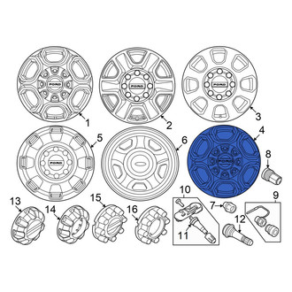 Ford F-250 OEM Wheels | Original Steel & Alloy Wheels — CARiD.com