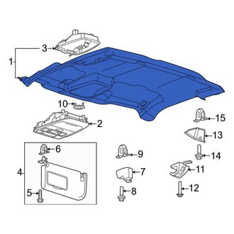 Ford F-250 Replacement Headliners — CARiD.com