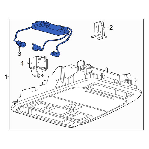 Ford OE PC3Z15K609A - Anti-Theft Infrared Sensor