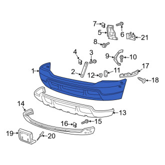 Ford Excursion OEM Bumpers | Genuine Front & Rear Bumpers — CARiD.com
