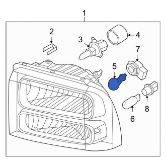 Ford F-250 OEM Light Bulbs - LED, HID, Halo | CARiD