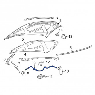 Ford F-350 Hood Release Cables & Handles — CARiD.com