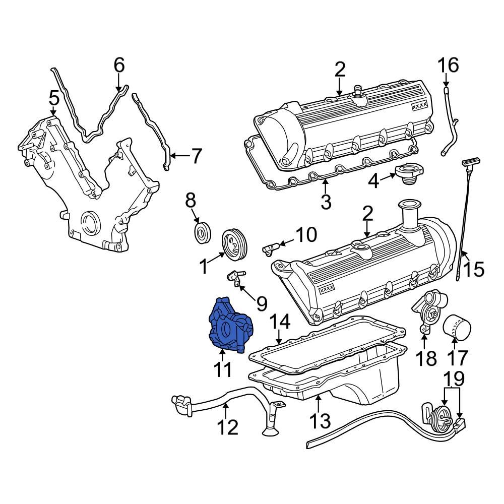 Ford OE 9L3Z6600A - Engine Oil Pump