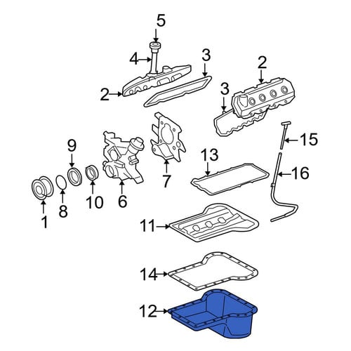 Ford OE 3C3Z6675DA - Lower Engine Oil Pan
