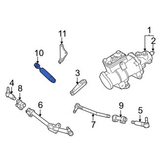 Ford F-450 Steering Dampers | Dual & Single Stabilizers — CARiD.com