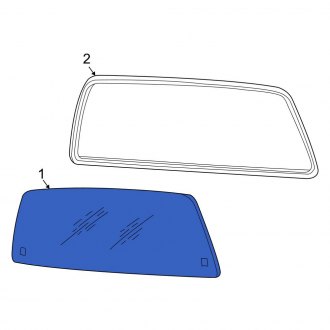 Ford F-250 Rear Window Glass | Back Windshields — CARiD.com