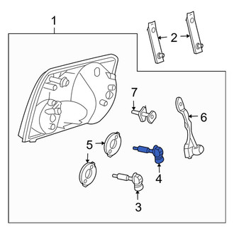 Ford Taurus OEM Headlight Components — CARiD.com