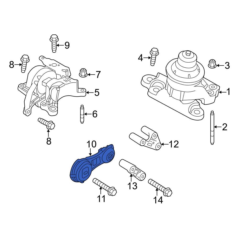 Ford OE DB5Z6068A - Engine Support Rod