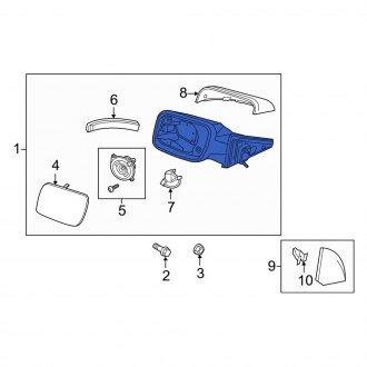 Ford Explorer OEM Mirrors | Towing, Side & Rear View — CARiD.com