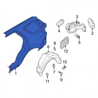 Ford Explorer OEM Quarter Panels & Parts - Rear & Front | CARiD