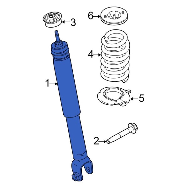 Ford OE DB5Z18125H - Rear Suspension Shock Absorber