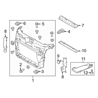 2017 Ford Explorer Radiator Supports | CARiD
