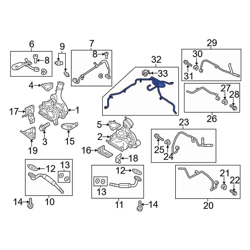 Ford OE AA5Z9U465A - Turbocharger Boost Pressure Relief Valve