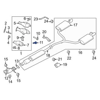 Ford Escape OEM Exhaust Parts | Systems, Tips, Pipes — CARiD.com