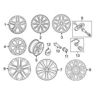 2019 Ford Explorer OEM Wheels - Original Steel & Alloy Wheels | CARiD