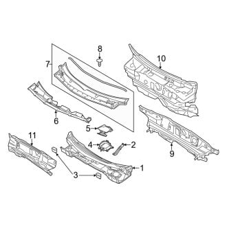 2019 Ford Explorer OEM Body Hoods — CARiD.com