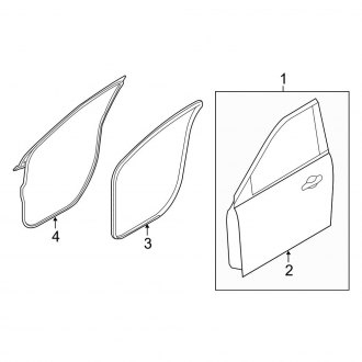2016 Ford Explorer Door Seals & Weatherstripping | CARiD