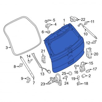 Car Replacement Trunk Lids & Parts | CARiD