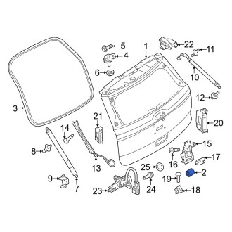 Ford Maverick Trunk & Tailgate Hardware — CARID.com