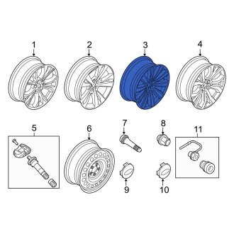 Ford Explorer OEM Wheels | Original Steel & Alloy Wheels — CARiD.com