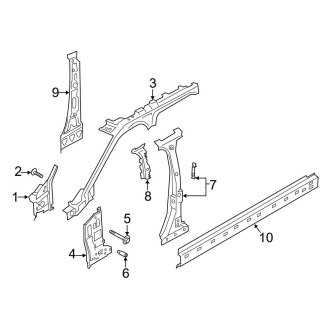 2020 Ford Explorer OEM Chassis Frames & Body Parts | CARiD