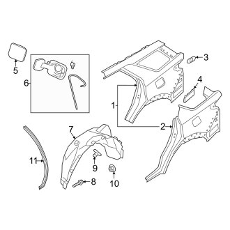 2021 Ford Explorer Body Parts - Collision Repair, Restoration | CARiD