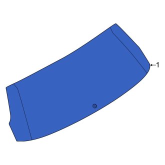 2021 Ford Explorer Rear Window Glass — CARiD.com