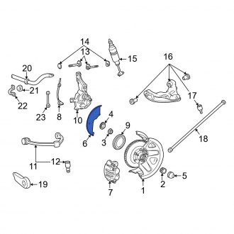 Ford Ranger Brake Dust Shields & Backing Plates — CARiD.com