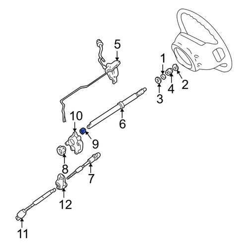 Ford OE F4DZ3517A - Lower Steering Column Bearing