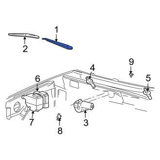 Ford Ranger OEM Wiper Blade & Washer Parts | Motors, Arms — CARiD.com
