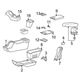 2001 Ford Explorer Center Consoles & Parts — CARiD.com