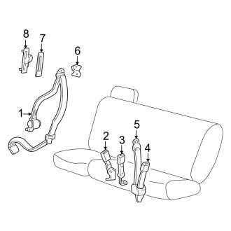 2003 Ford Excursion Ford OEM Seats | Racing, Sport — CARiD.com