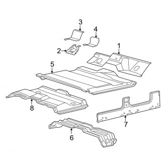 2004 Ford Excursion Rocker Panel Hardware — CARiD.com