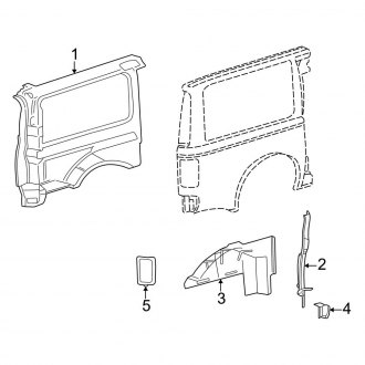 2004 Ford Excursion OEM Quarter Panels & Parts — CARiD.com
