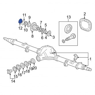 Ford Excursion OEM Driveline & Axle Parts | Hubs, CV-Joints — CARiD.com