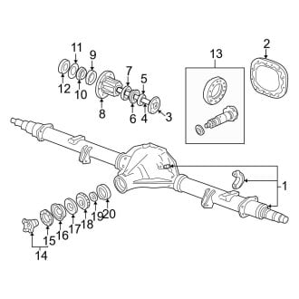 2000 Ford Excursion OEM Driveline & Axle Parts - Hubs | CARiD