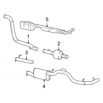 2004 Ford Excursion OEM Exhaust Parts | Systems, Tips — CARiD.com