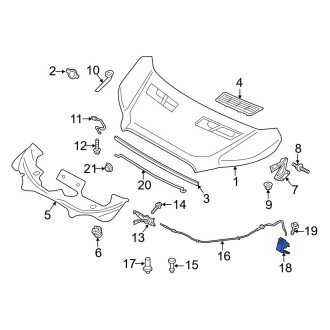Ford Transit Hood Release Cables & Handles — CARiD.com