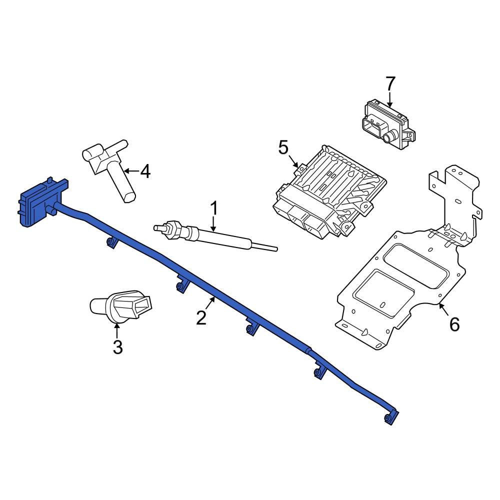 Ford OE CK3Z12B568A - Diesel Glow Plug Connector