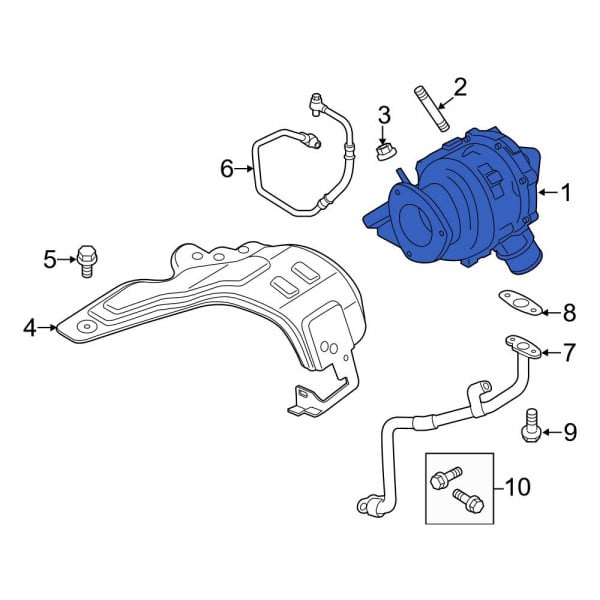 Ford OE BK3Z6K682U - Turbocharger