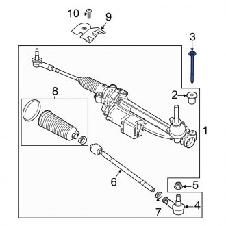 Ford E-Transit Rack & Pinion Steering Systems, Parts — CARiD.com