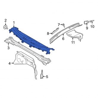 Ford Transit Cowl Panels & Parts - Vent Grills | CARiD