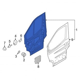 Ford Transit Replacement Door Shells & Skins | CARiD