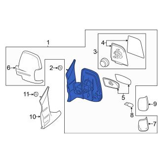 Ford Transit OEM Mirrors - Towing, Side & Rear View | CARiD